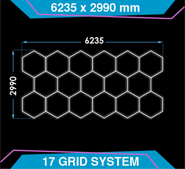 17 Hexagon Grid Lighting Design – HEXLUM